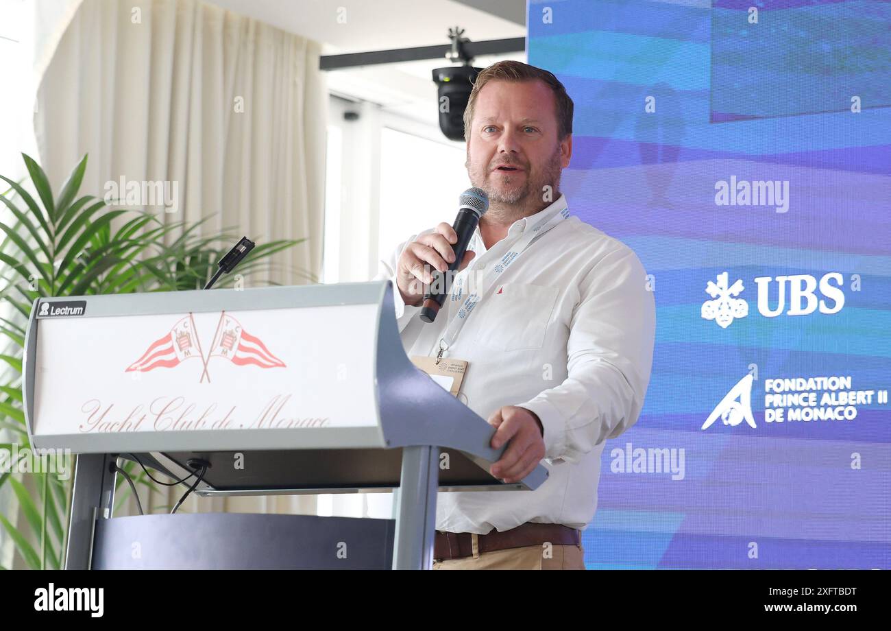 simon schofield CTO BAR Technologies during the 11° Monaco Energy Boat ...