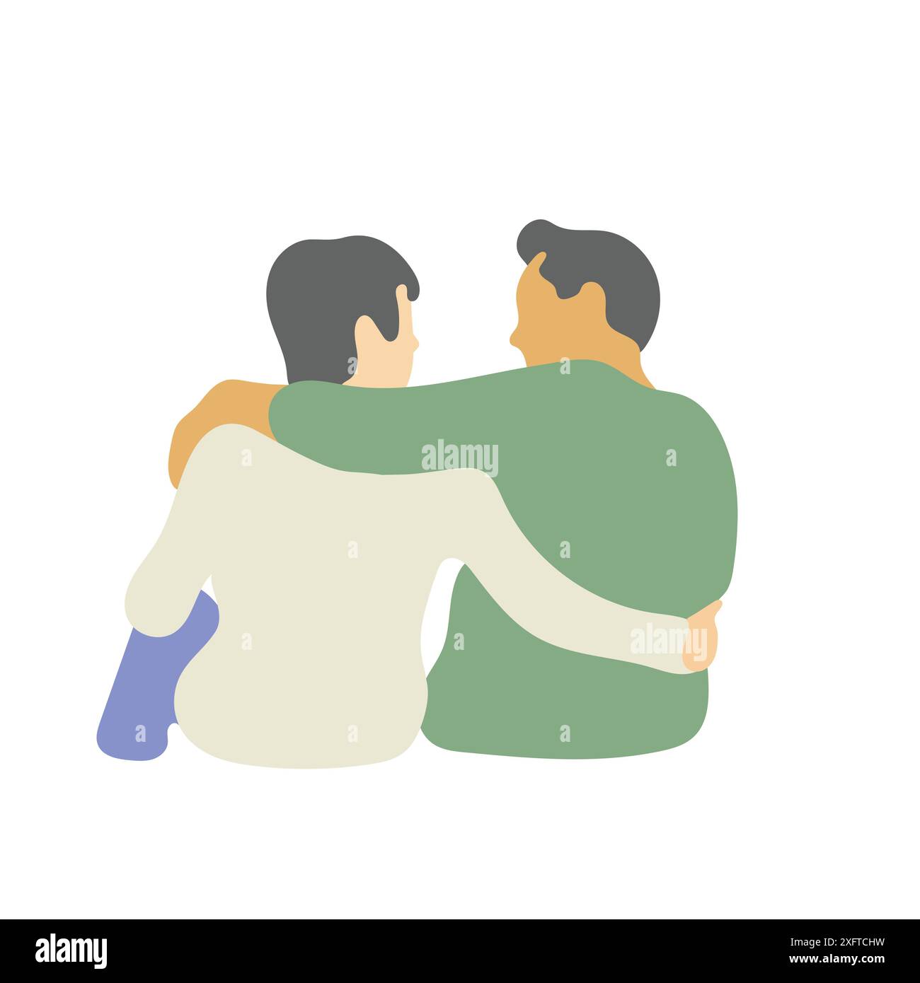 Friendship bonding Stock Vector Images - Alamy