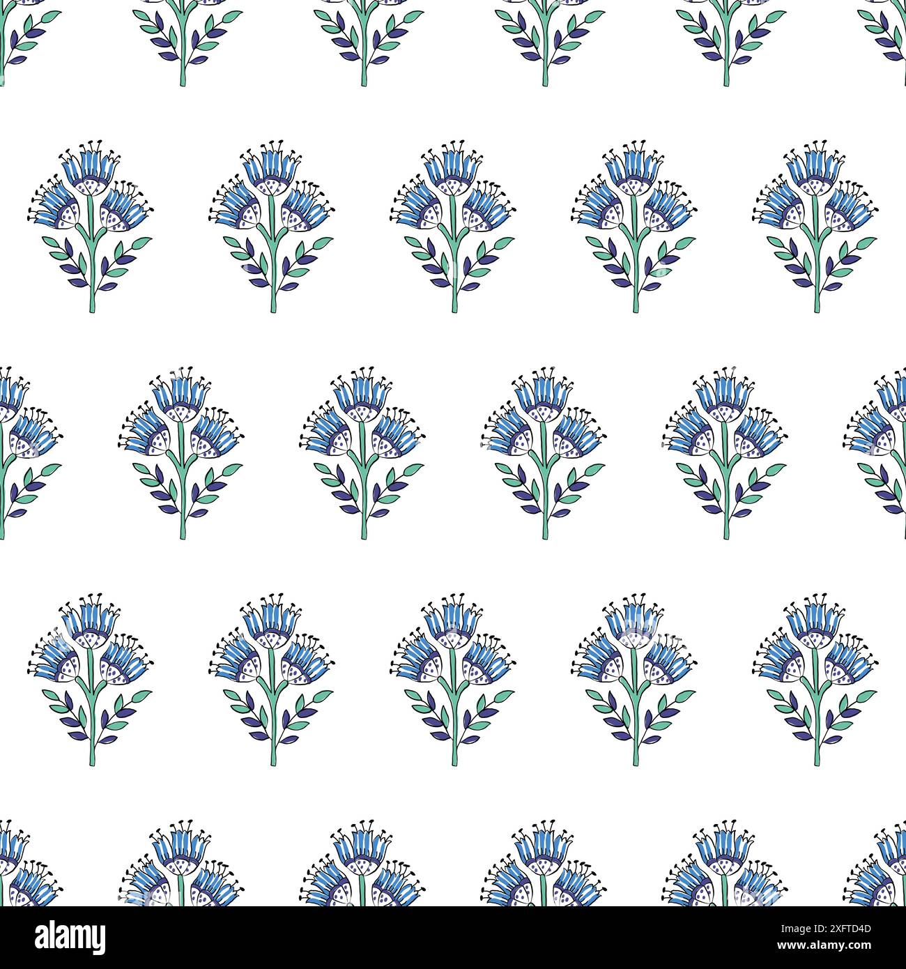 인디언 프린트와 패턴