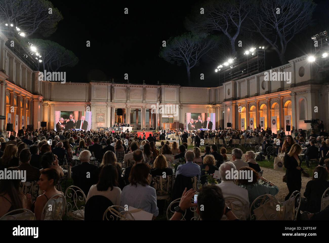 Rome, Award ceremony of the LXXVIII Strega Prize at the Nymphaeum of ...