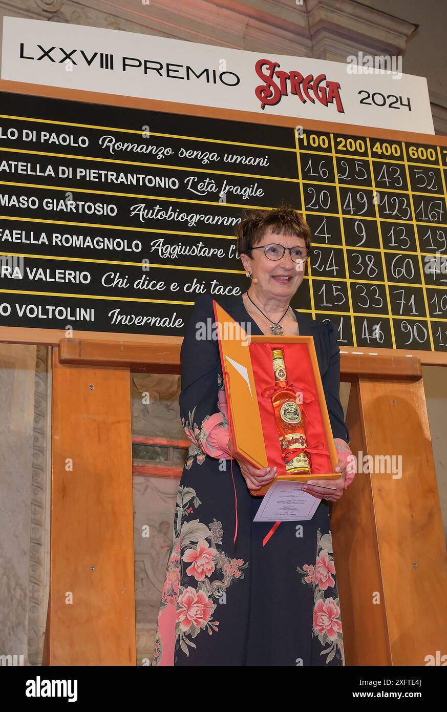 Rome, Award ceremony of the LXXVIII Strega Prize at the Ninfeo di Valle ...