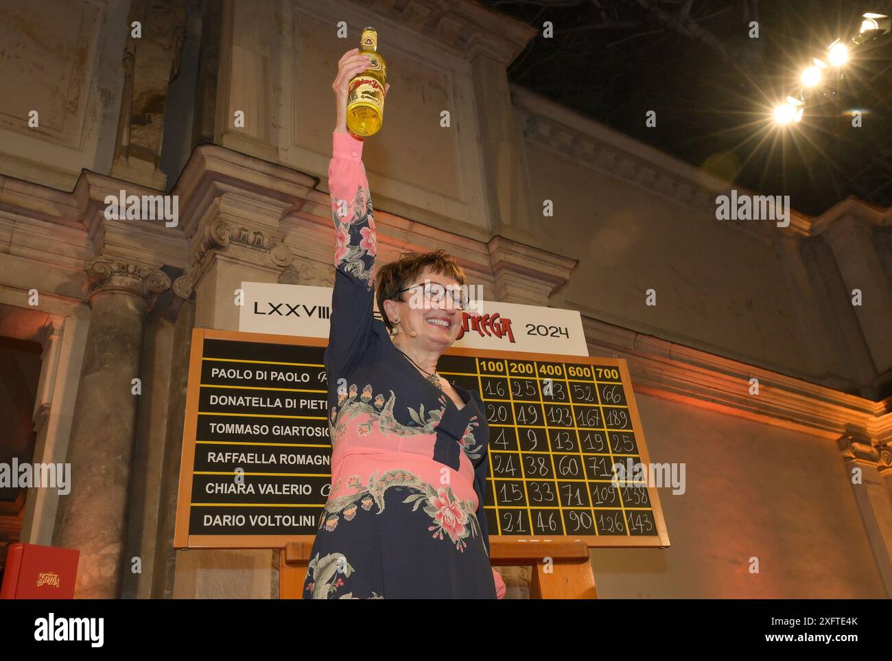 Rome, Award ceremony of the LXXVIII Strega Prize at the Ninfeo di Valle ...