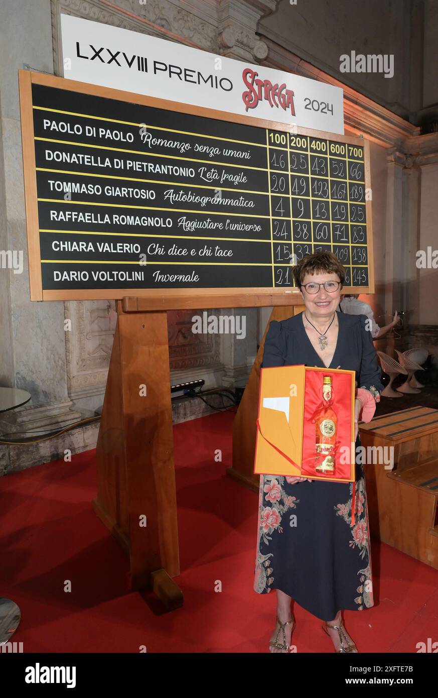 Rome, Award ceremony of the LXXVIII Strega Prize at the Ninfeo di Valle ...