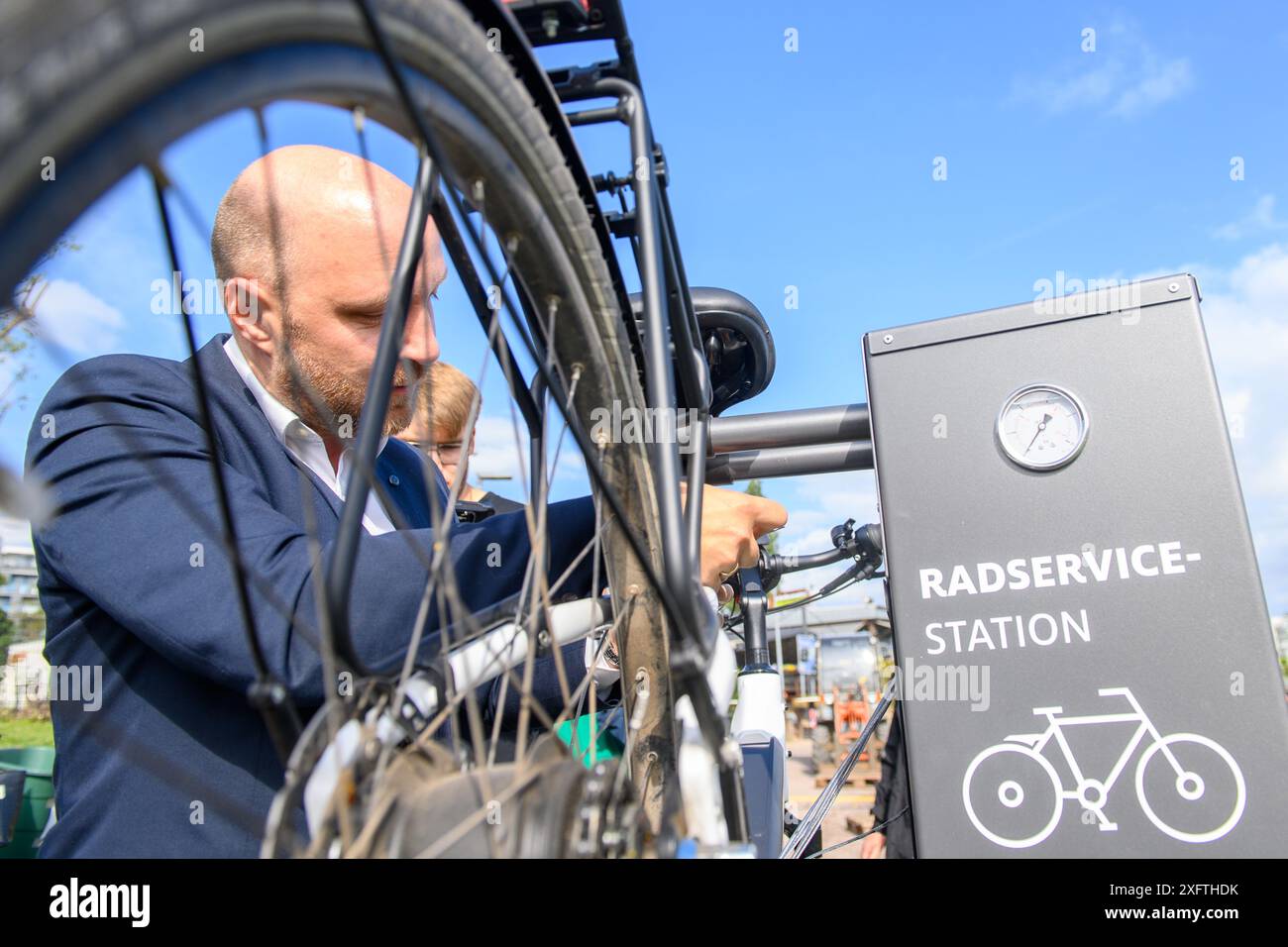 Magdeburg, Germany. 05th July, 2024. Nils Horschick from the ADAC ...
