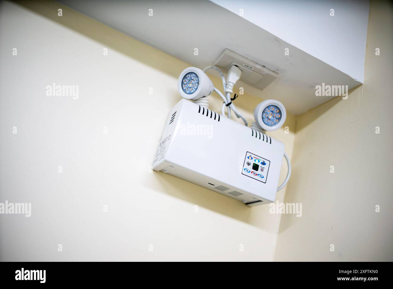 sign alarm for safety area zone Stock Photo - Alamy