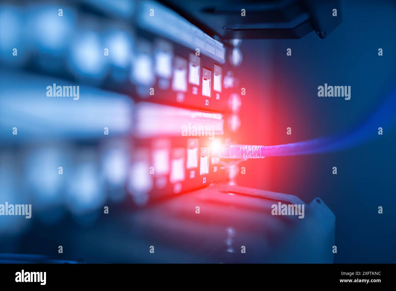 Close up racks network hi-res stock photography and images - Alamy