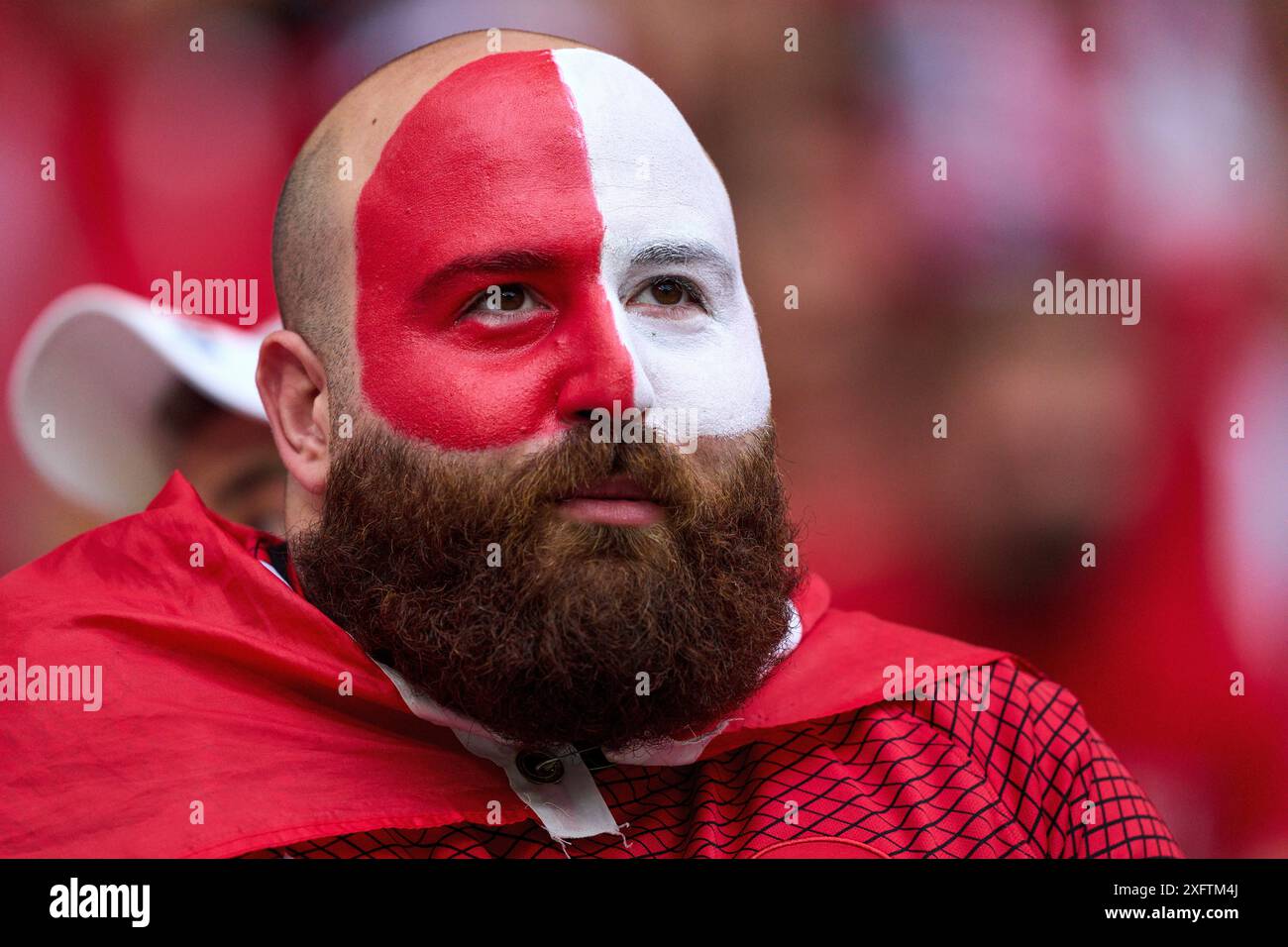 Fans TUR in the best of 16 match AUSTRIA - TueRKIJE 1-2 of the UEFA ...