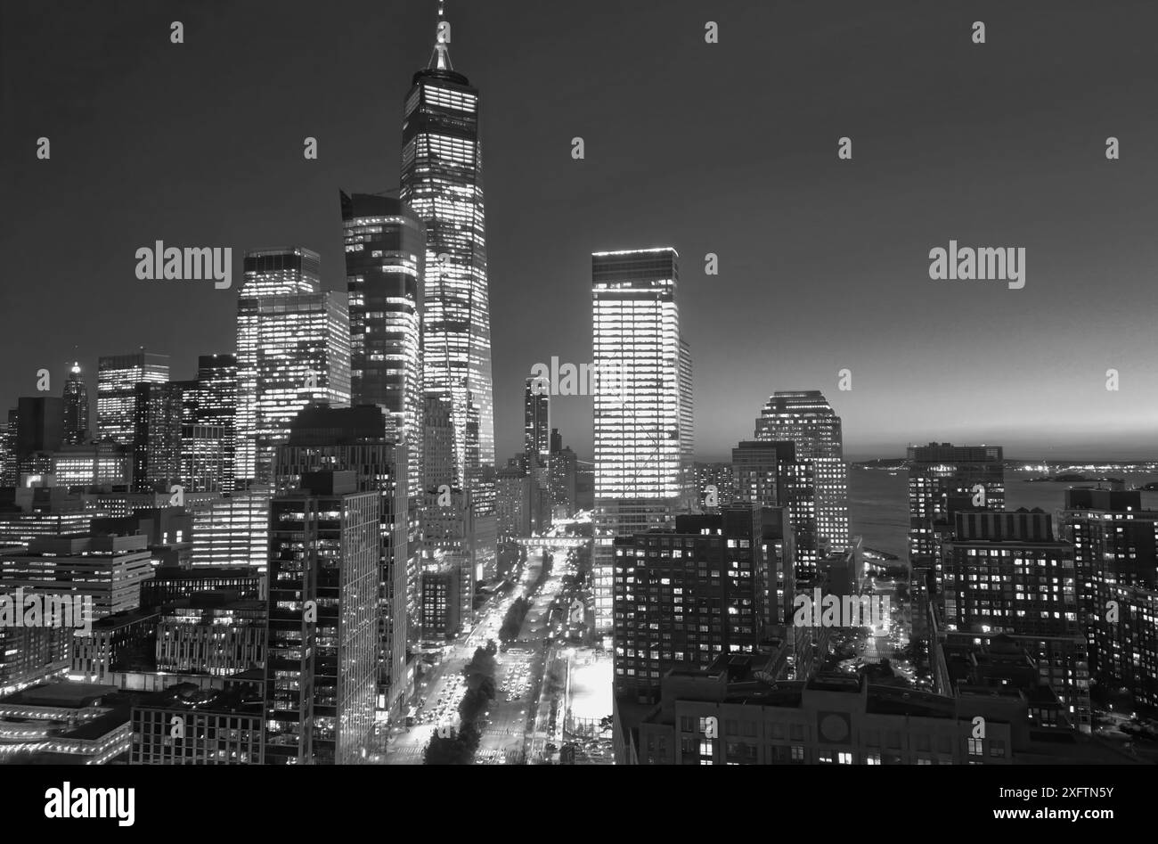 New York City Manhattan at sunrise. Manhattan at Night. NYC Night ...