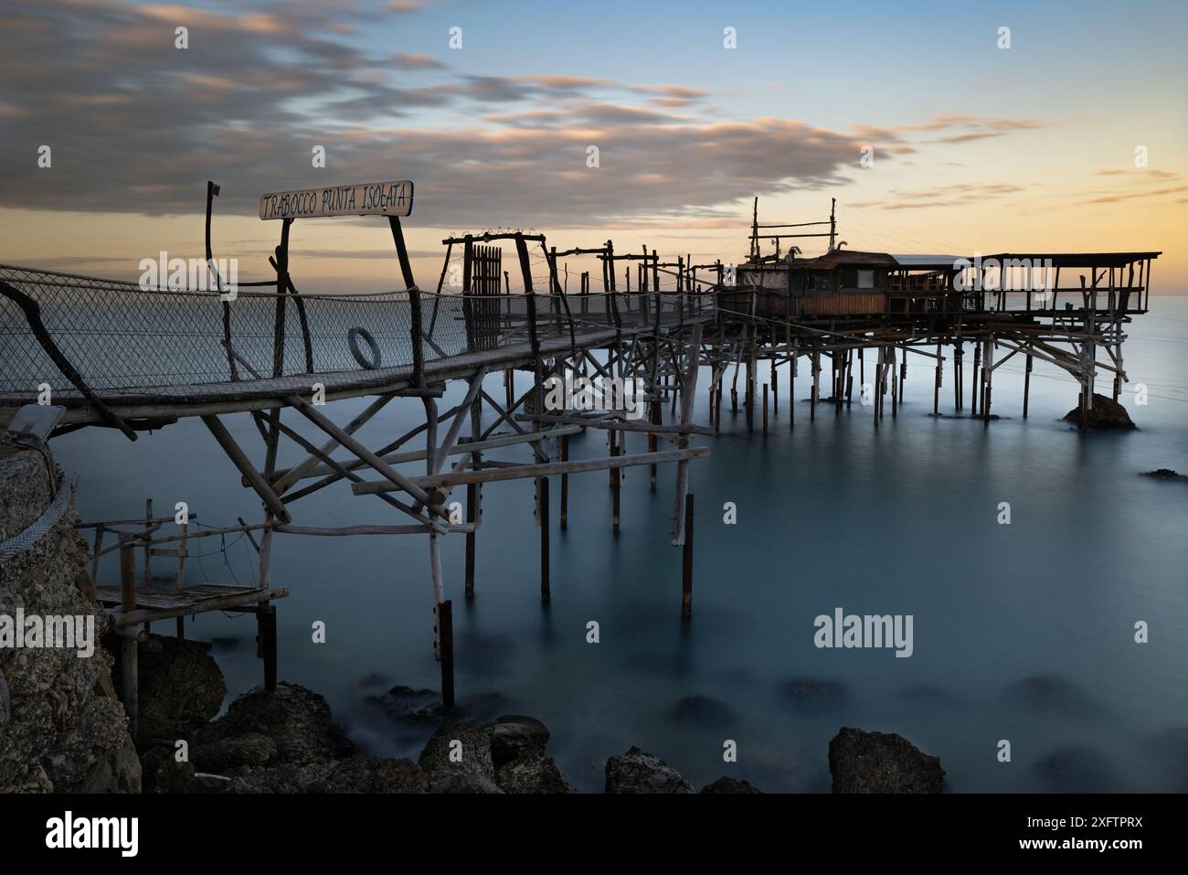 Costa dei trabocchi Stock Photo - Alamy
