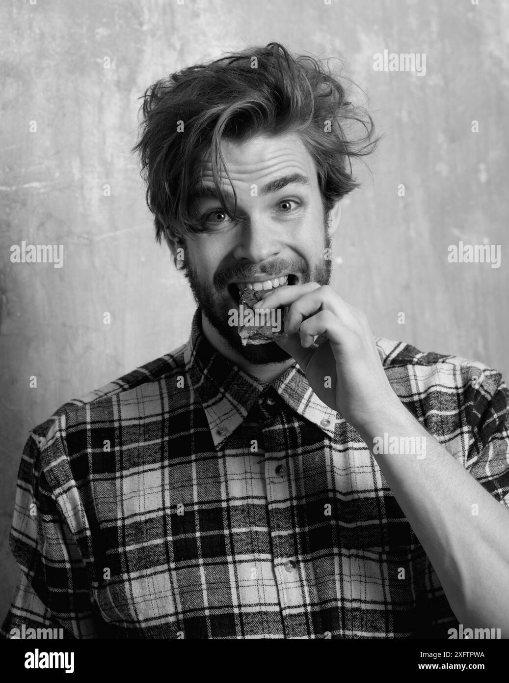 Satisfied appetite Black and White Stock Photos & Images - Alamy