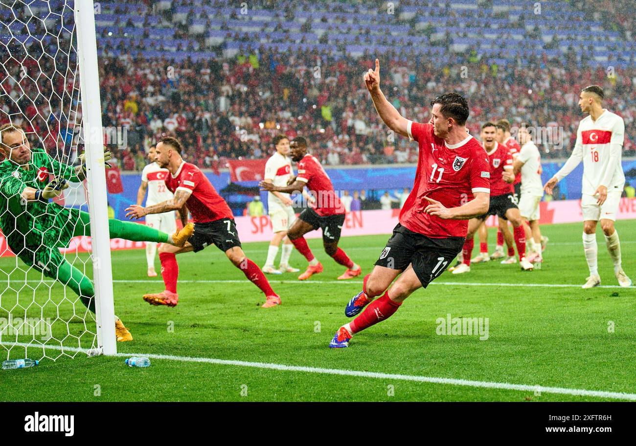 Michael Gregoritsch, AUT 11 scores, shoots goal , Tor, Treffer ...