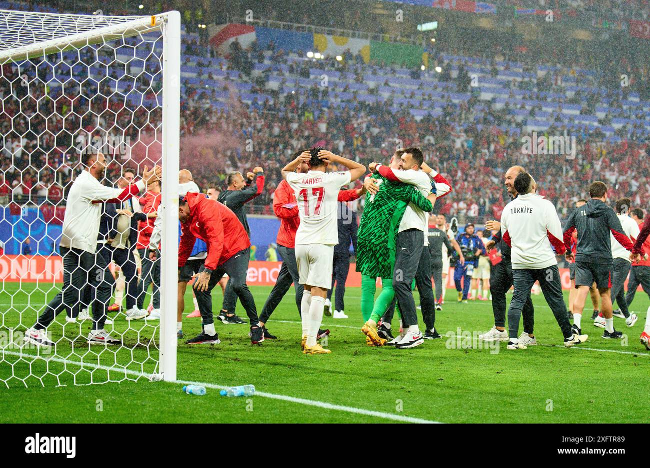 Team TUR Celebrate the victory in the best of 16 match AUSTRIA ...