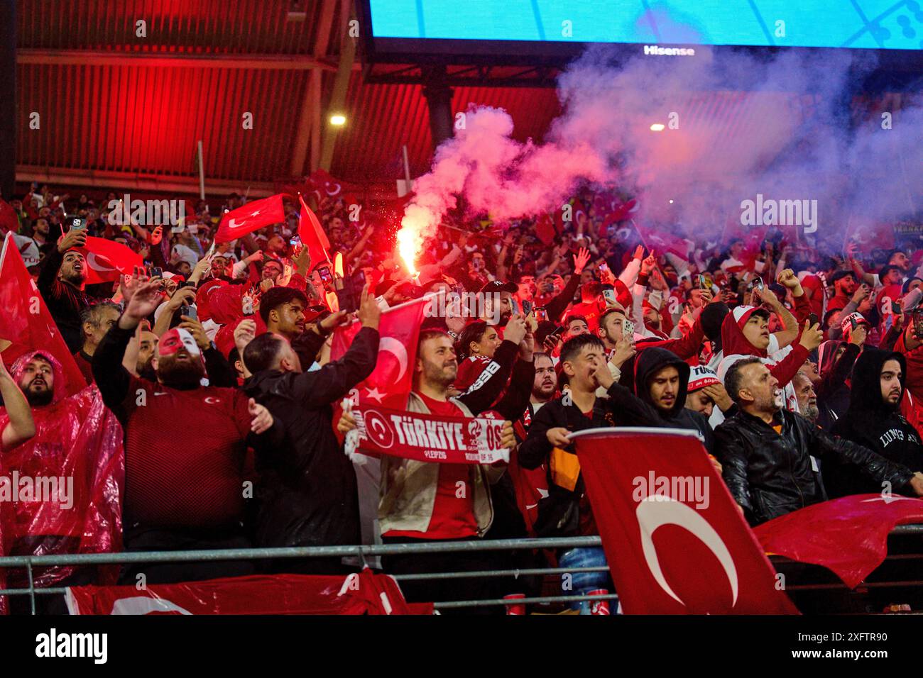 Team TUR Celebrate the victory in the best of 16 match AUSTRIA ...