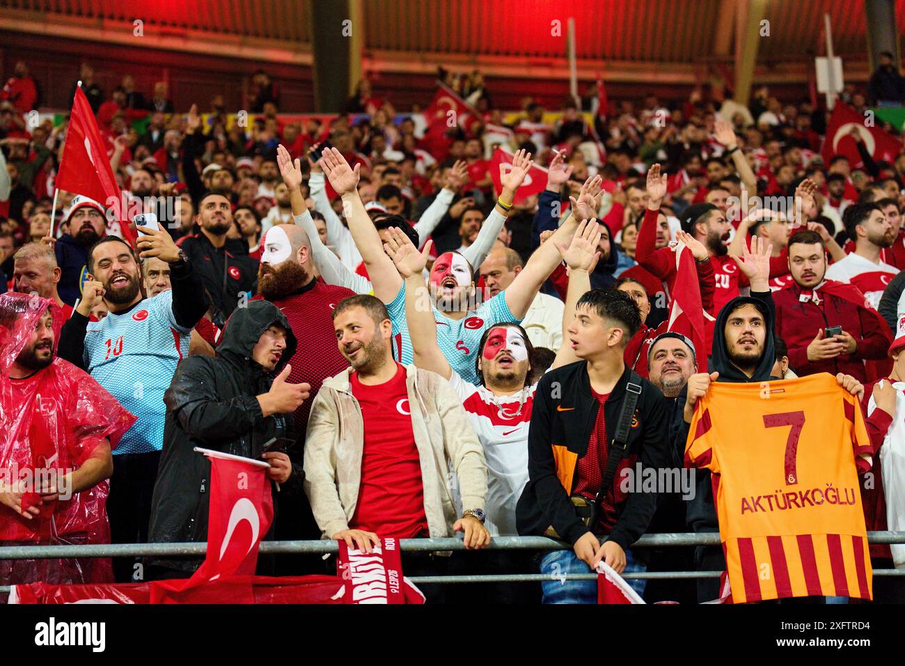 Team TUR Celebrate the victory in the best of 16 match AUSTRIA ...