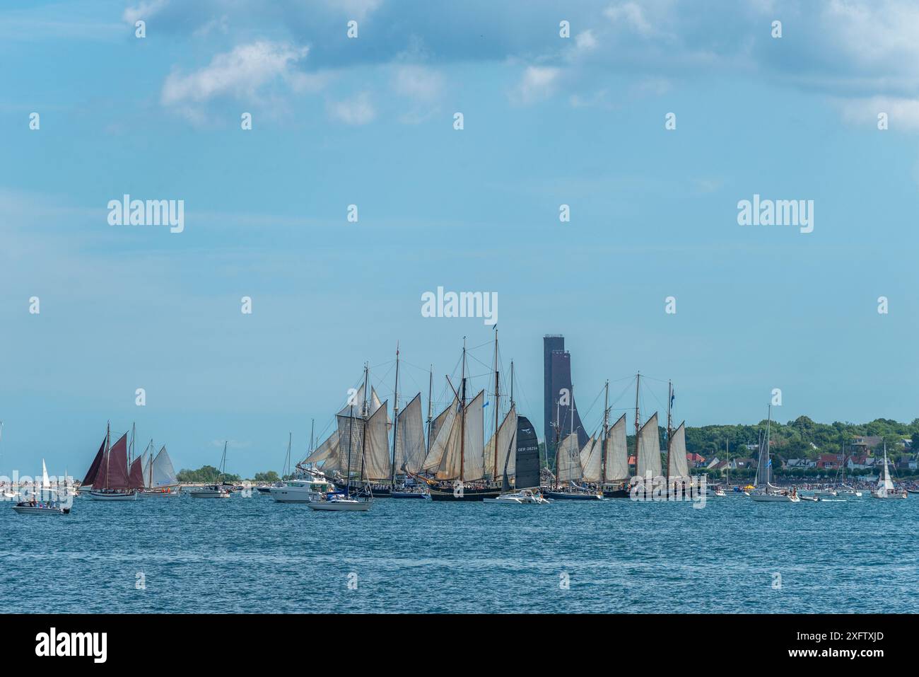 Windjammer Parade, Kiel Week 2024, Kiel Fjord, Falkenstein Beach, Kiel ...