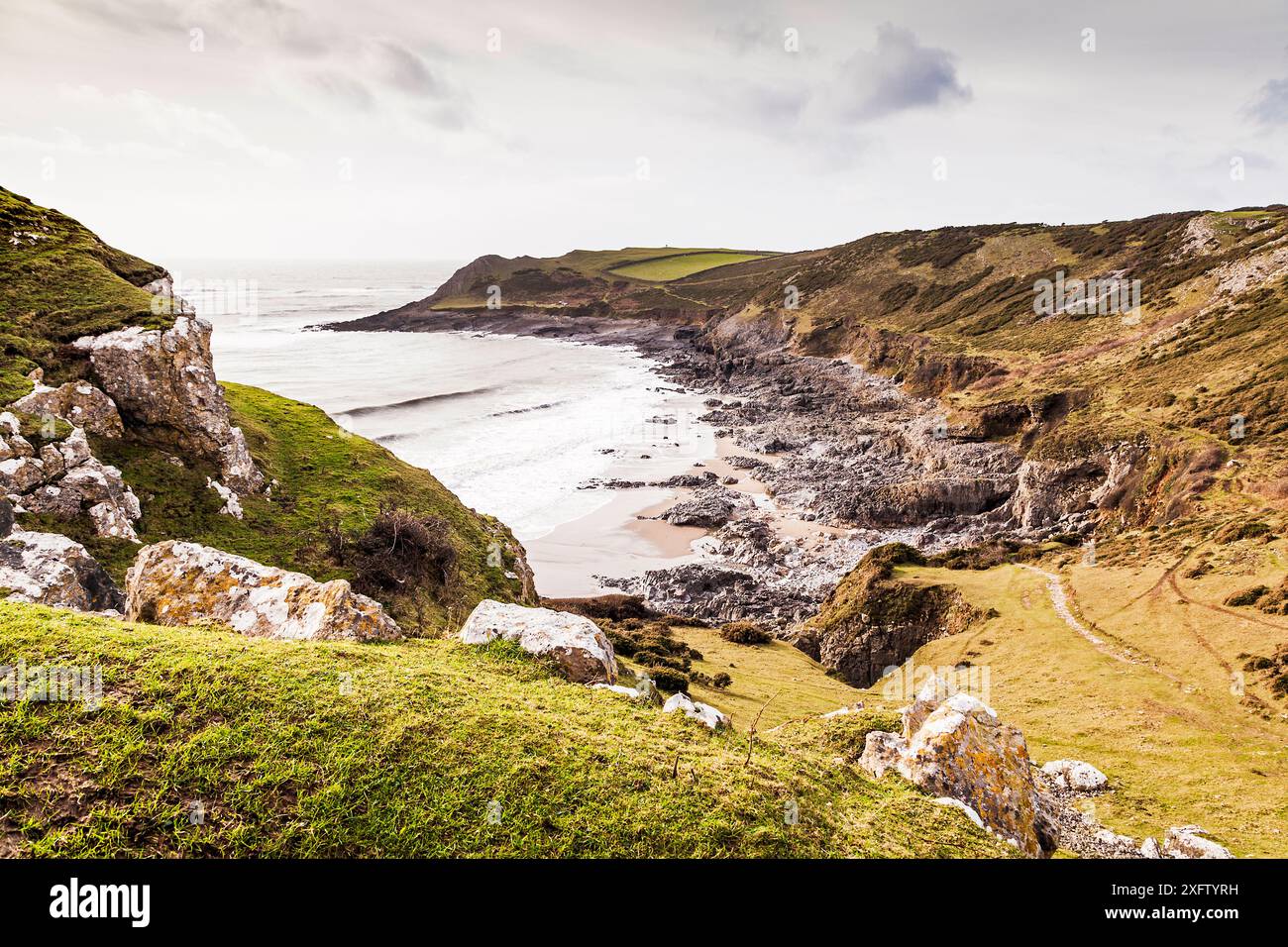 Gower peninsula beaches hi-res stock photography and images - Alamy