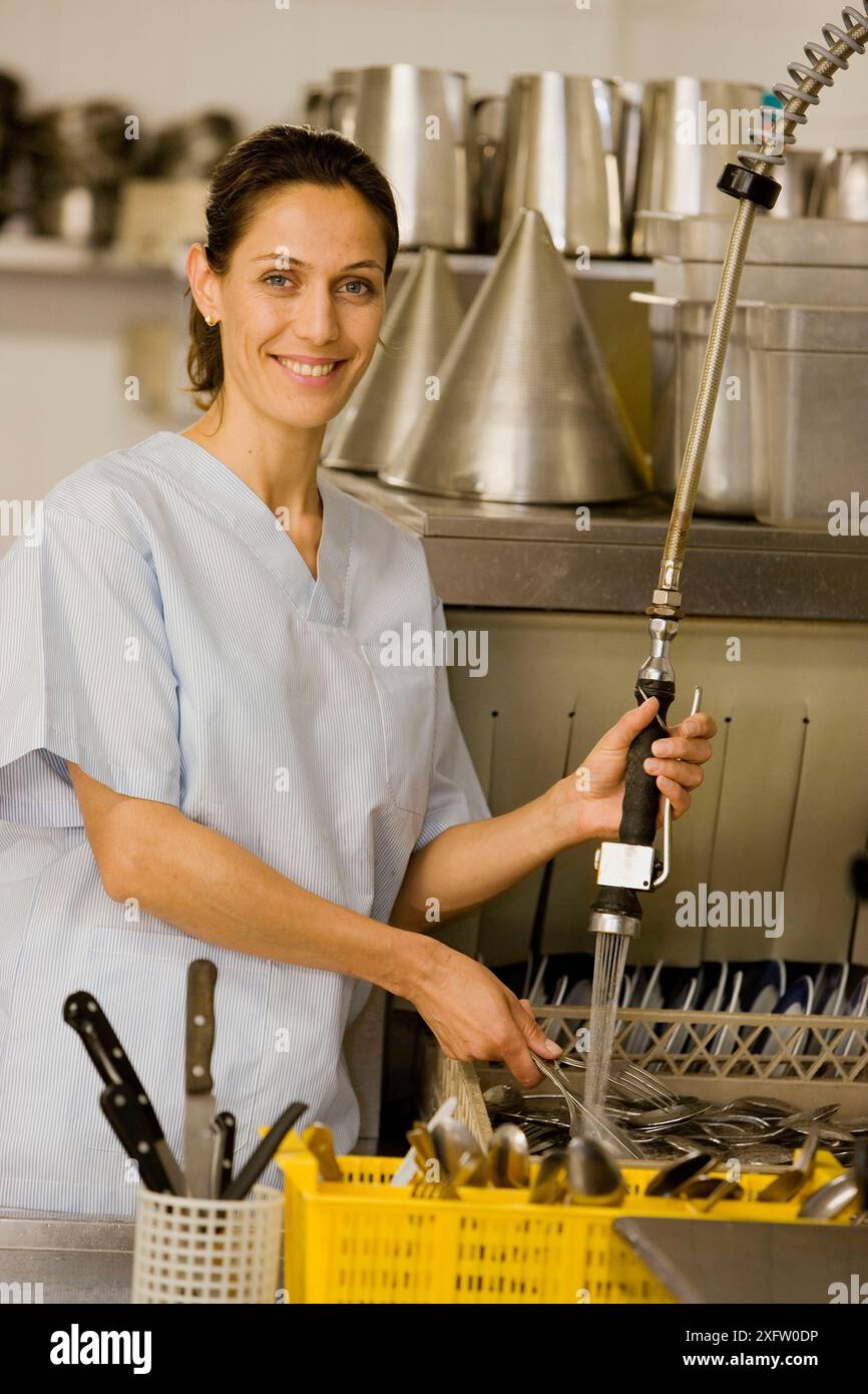 Industrial washing facility in a restaurant kitchen Stock Photo - Alamy