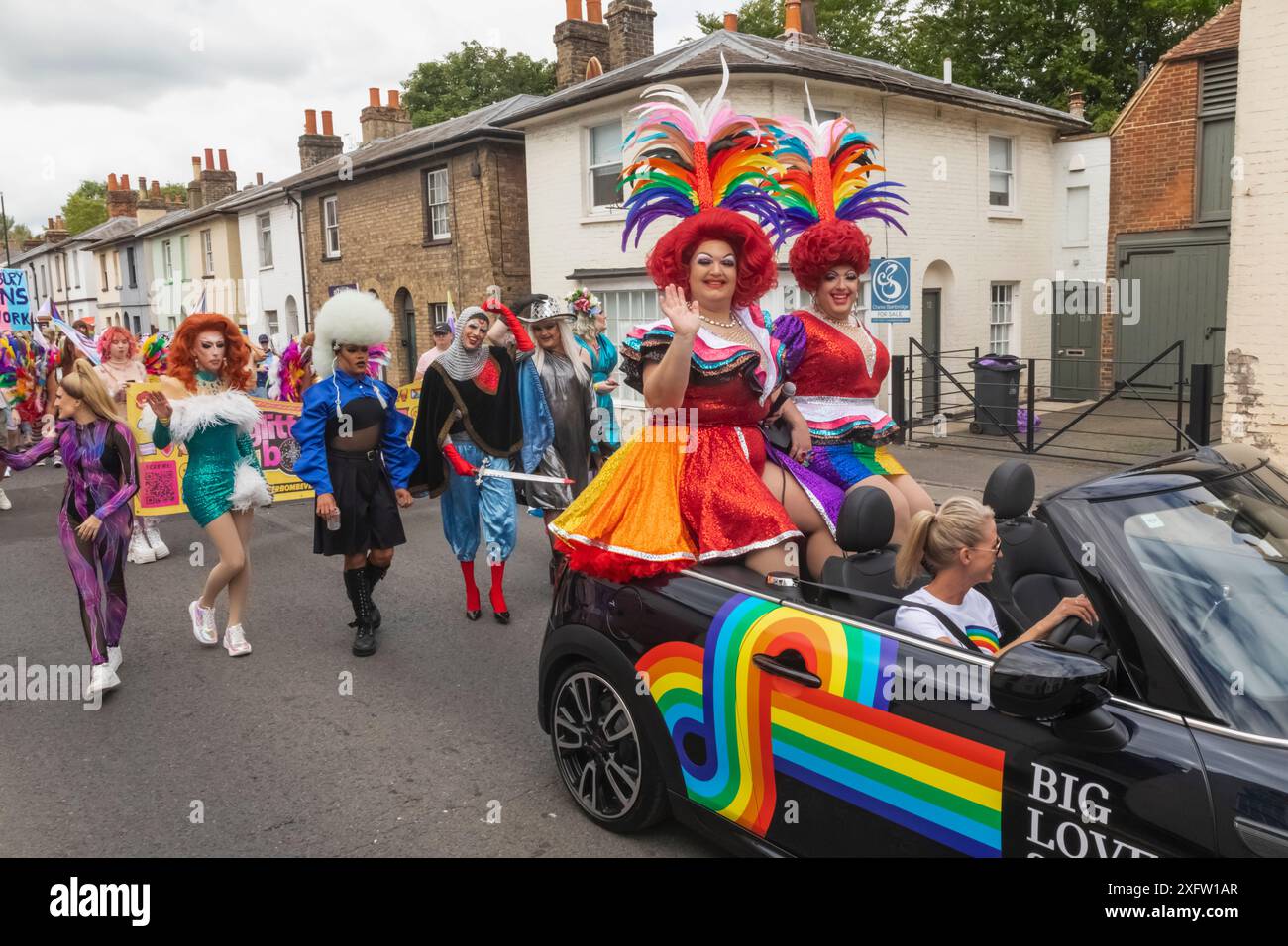England, Kent, Canterbury, The Annual Canterbury Pride Parade ...