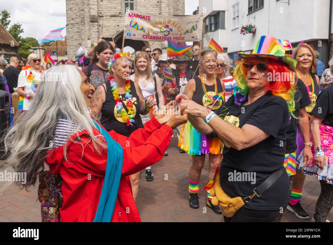 England, Kent, Canterbury, The Annual Canterbury Pride Parade ...