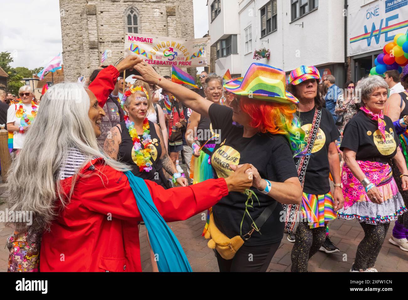 England, Kent, Canterbury, The Annual Canterbury Pride Parade ...