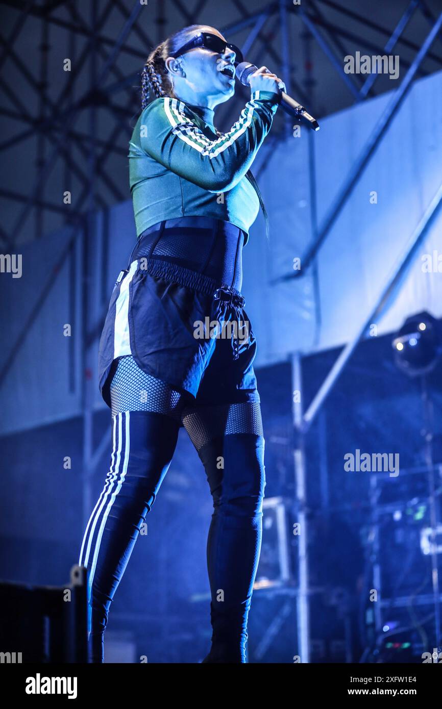 Campo Marte, Brescia, Italy, July 03, 2024, Emma Marrone during EMMA ...