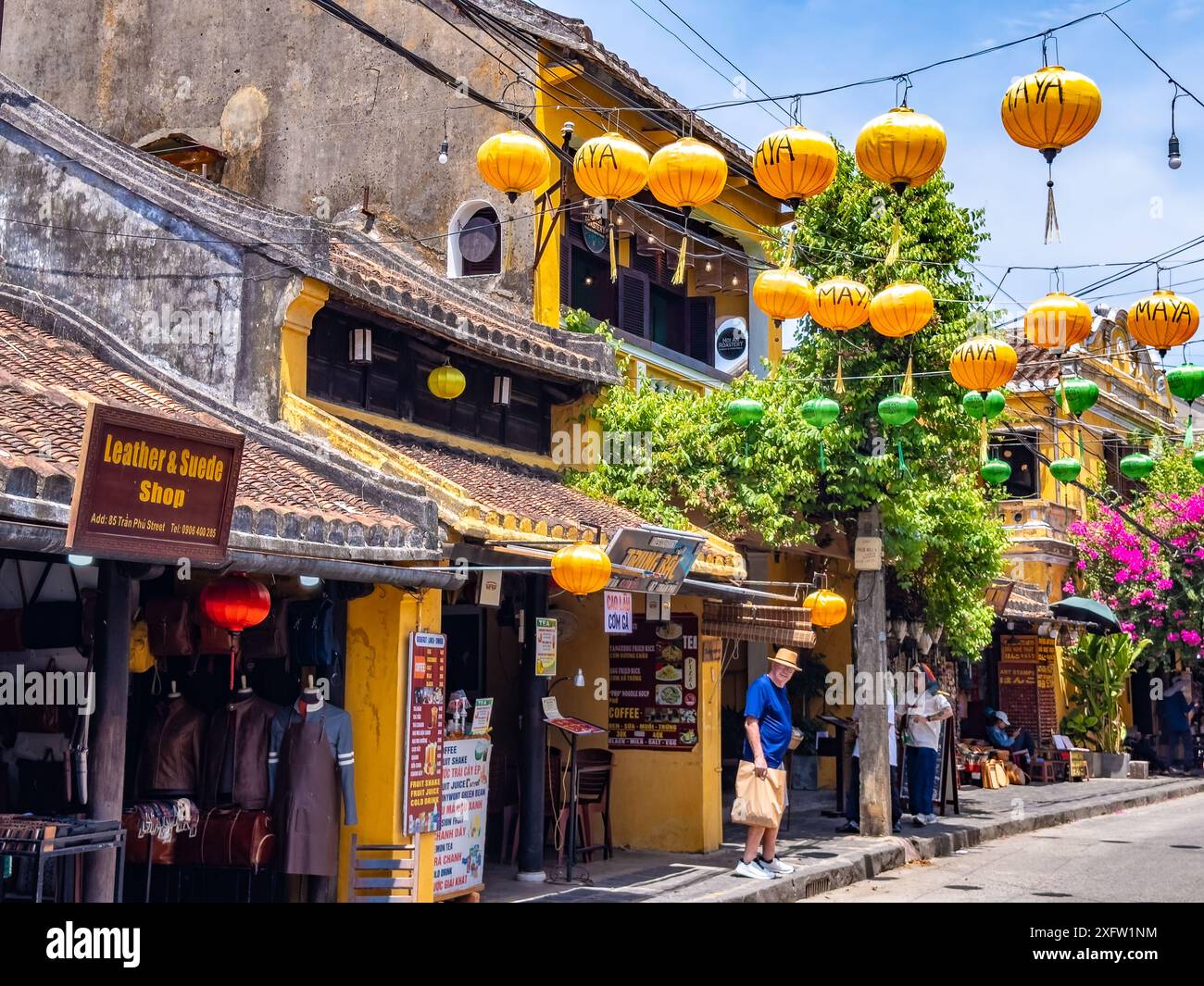 View of the street in Hoi An ancient town, in Vietnam Stock Photo - Alamy