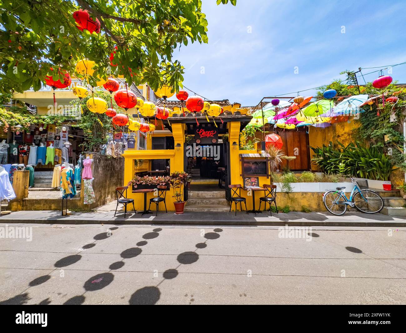 View of the street in Hoi An ancient town, in Vietnam Stock Photo - Alamy