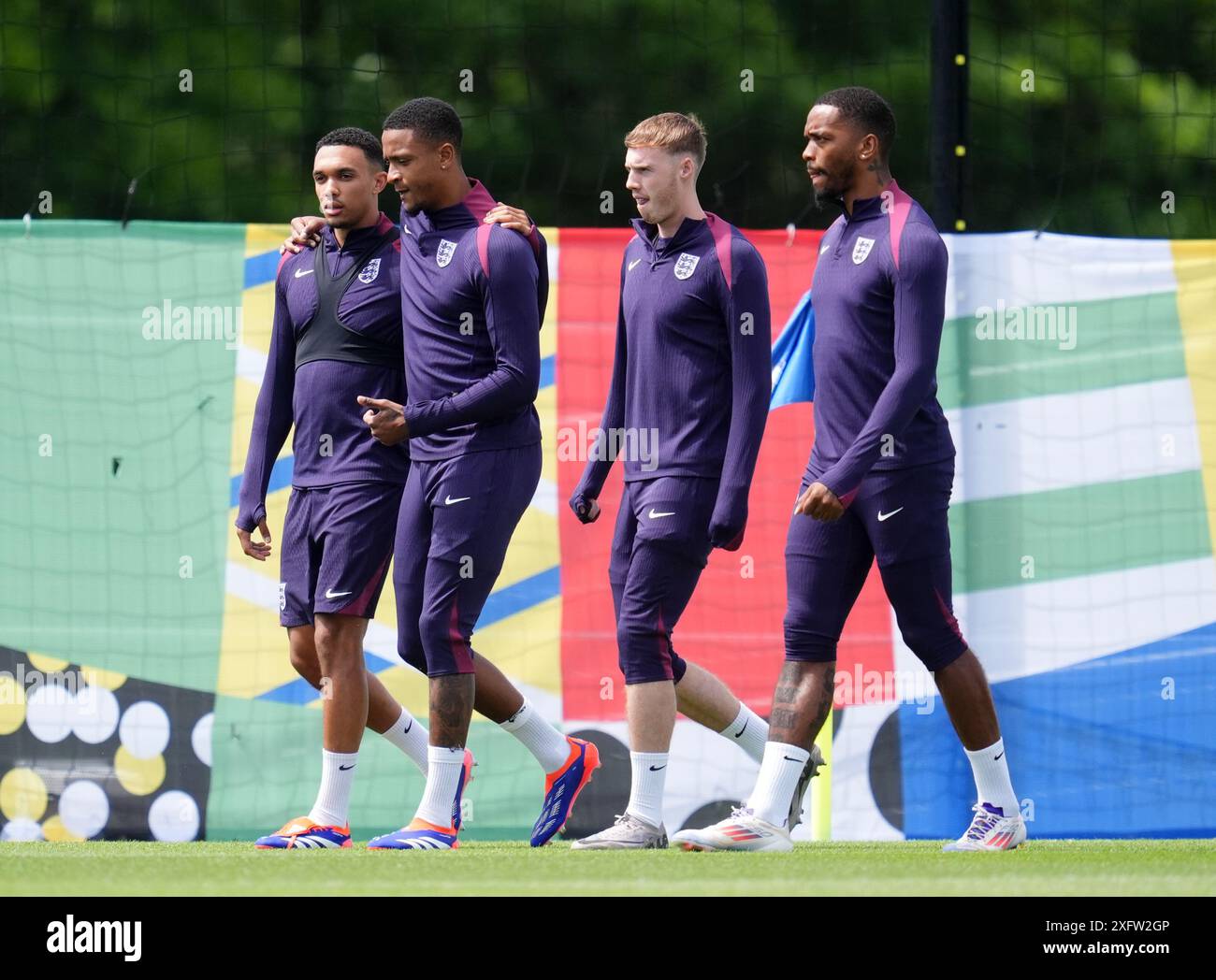 England's Trent Alexander-Arnold, Ezri Konsa, Cole Palmer and Ivan ...