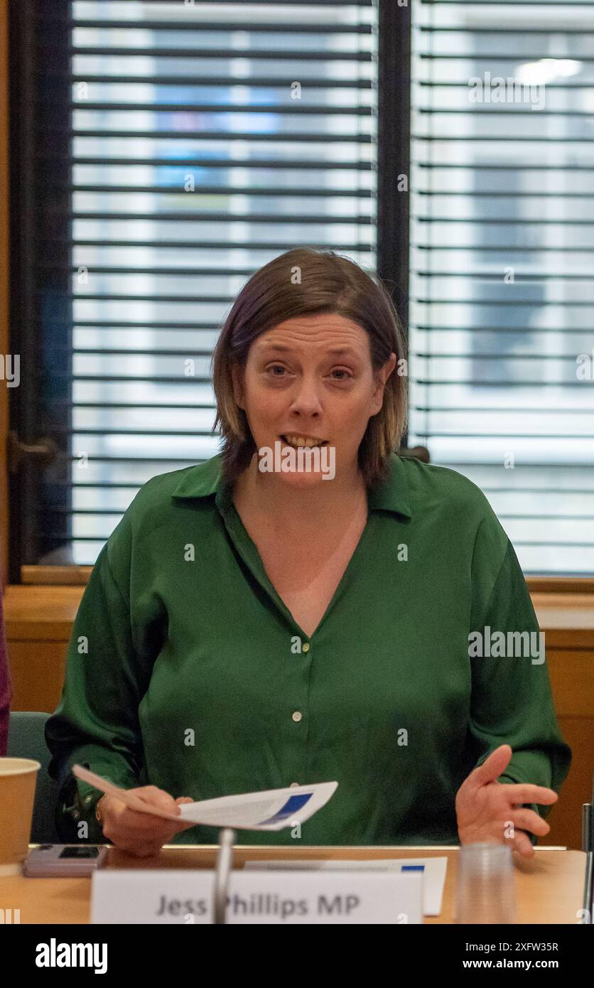 FILE PICS. 5th July, 2024. Labour MP Jess Phillips has retained her ...