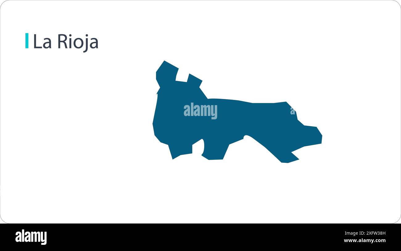 Map of La Rioja1, Spain map, region of Spain, showing its states and ...