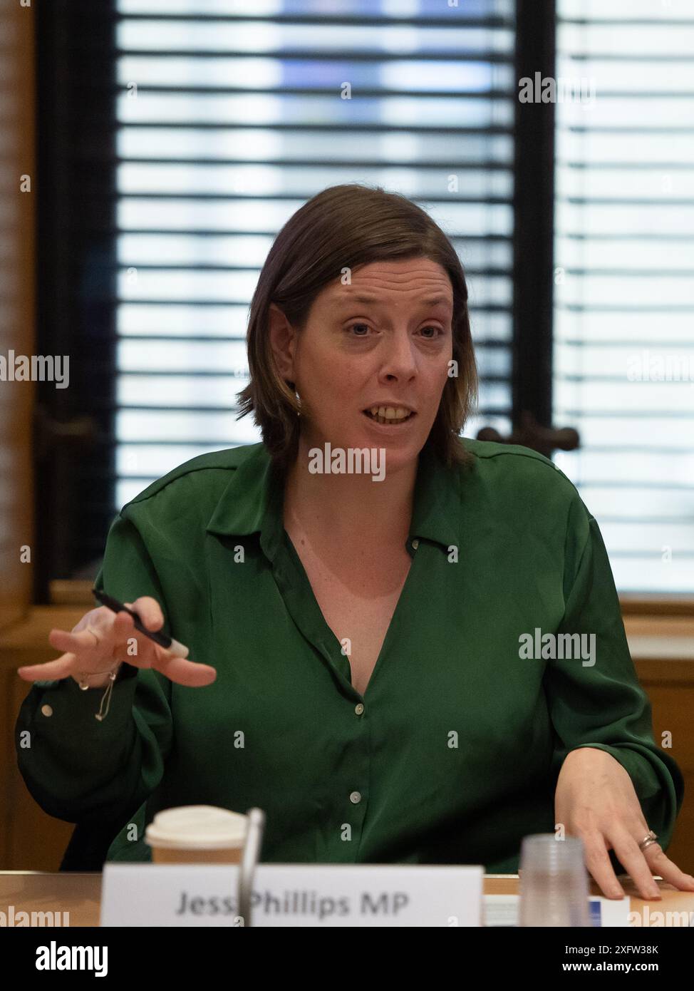 FILE PICS. 5th July, 2024. Labour MP Jess Phillips has retained her ...