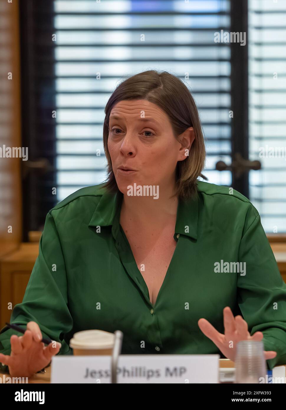 FILE PICS. 5th July, 2024. Labour MP Jess Phillips has retained her ...