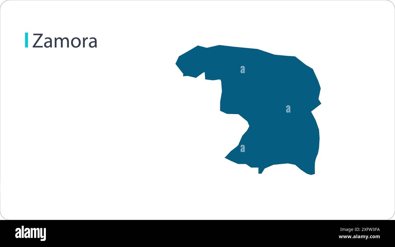 Map of Zamora1, Spain map, region of Spain, showing its states and ...