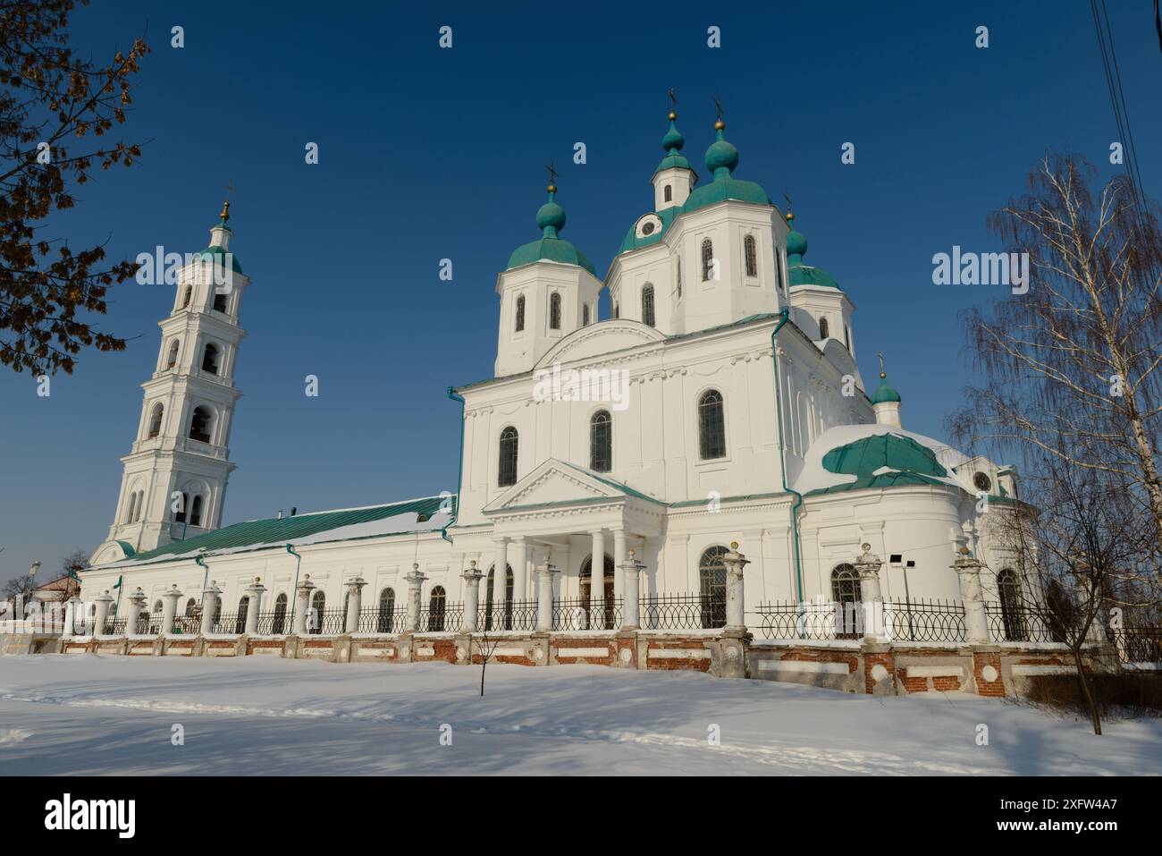 Spassky Cathedral Elabuga. Orthodox Cathedral in Yelabuga, Republic of ...