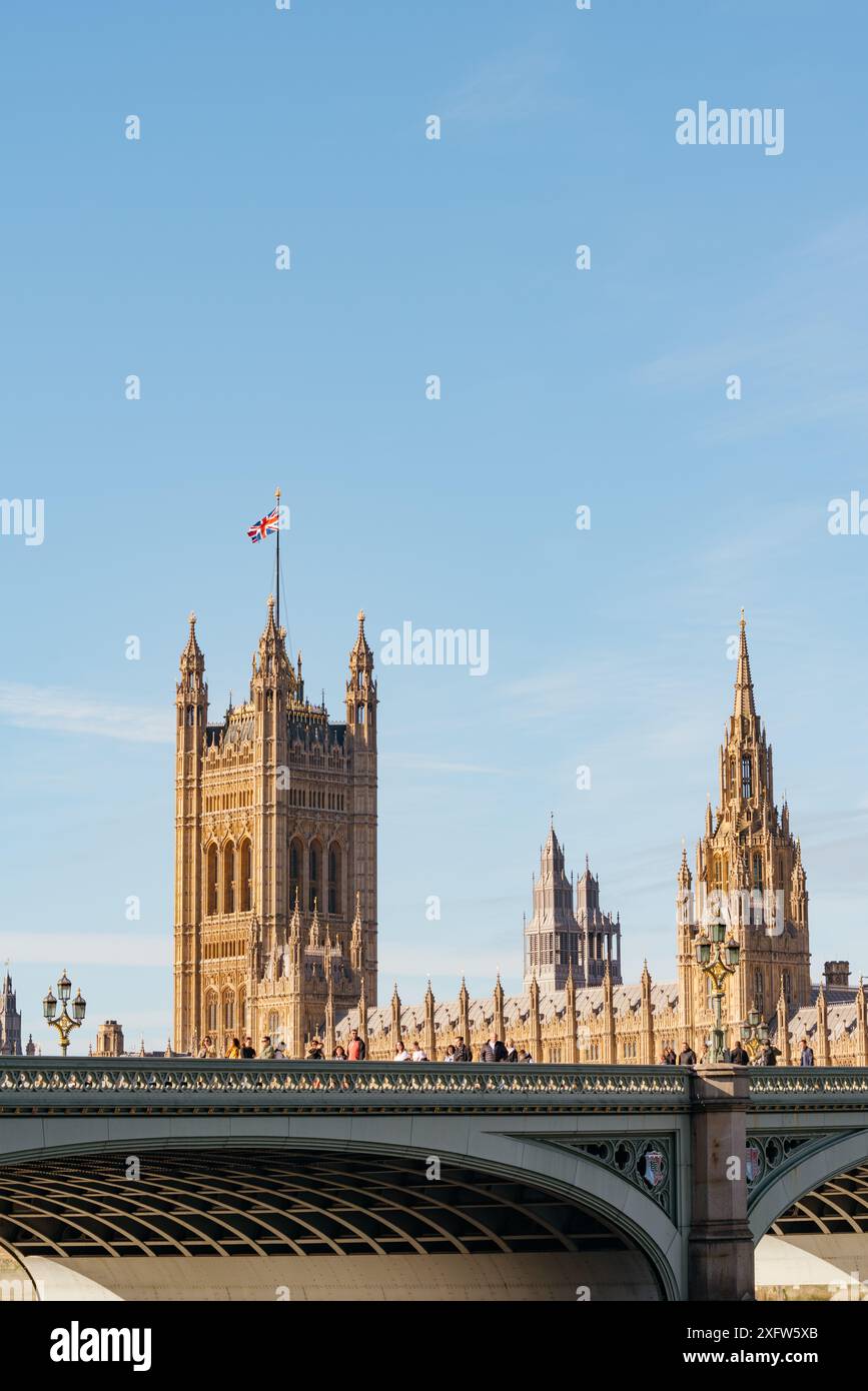 Victoria Tower, Palace of Westminster (Houses of Parliament), Westminster, London, England, UK ...