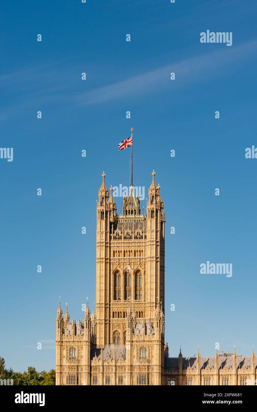 Victoria Tower, Palace of Westminster (Houses of Parliament), Westminster, London, England, UK ...