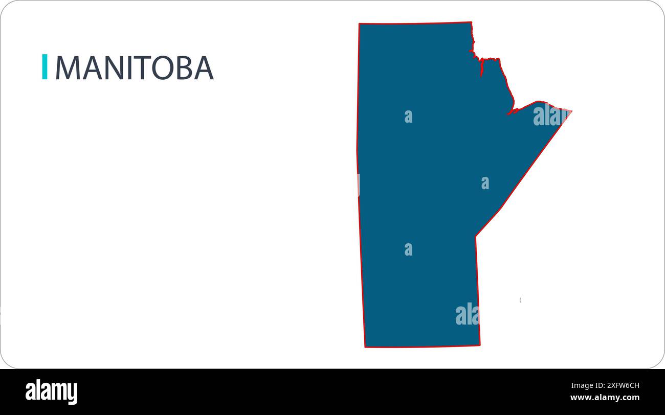 Map of manitoba1 hi-res stock photography and images - Alamy
