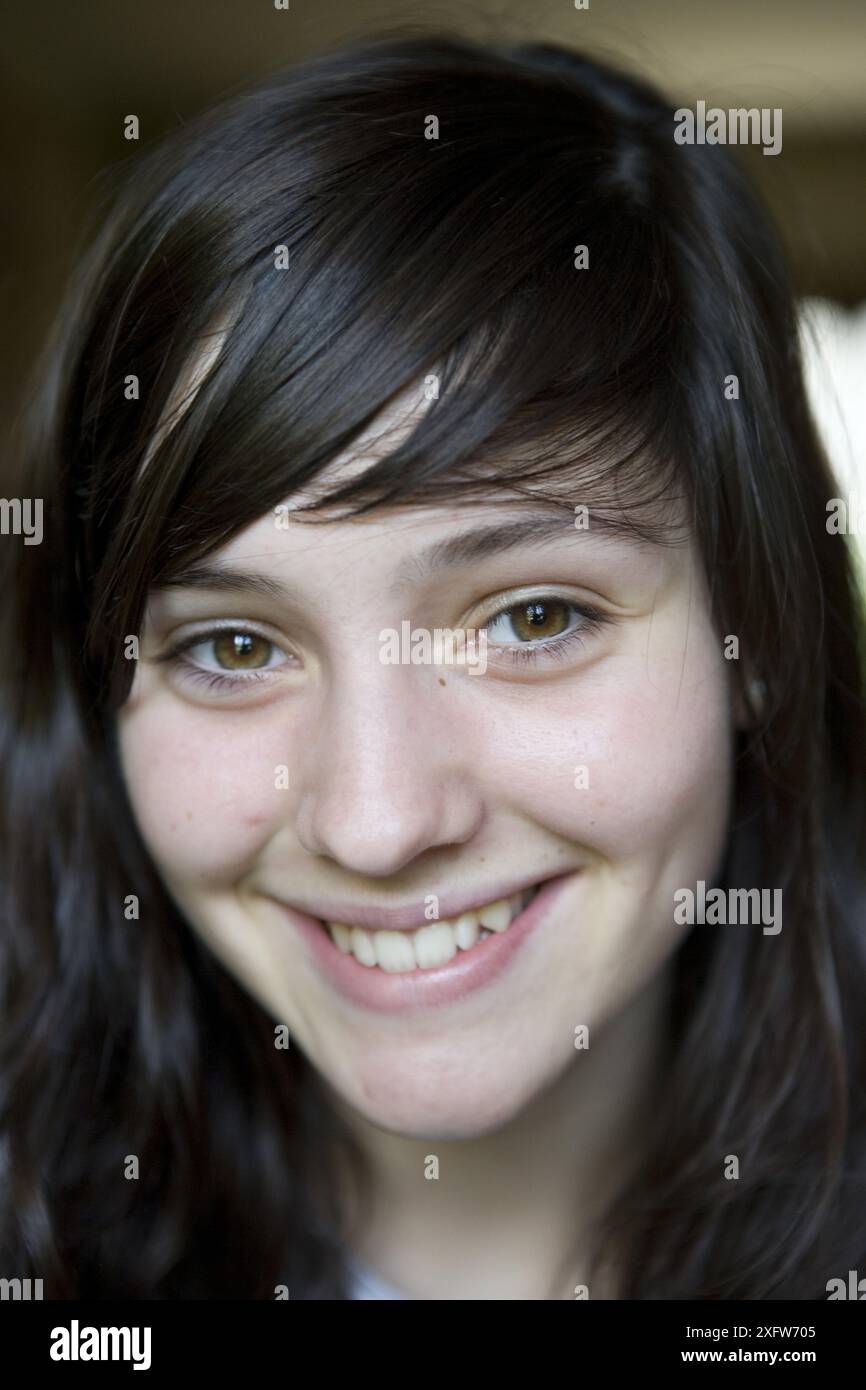 Portrait of young girl of 18 years Stock Photo - Alamy