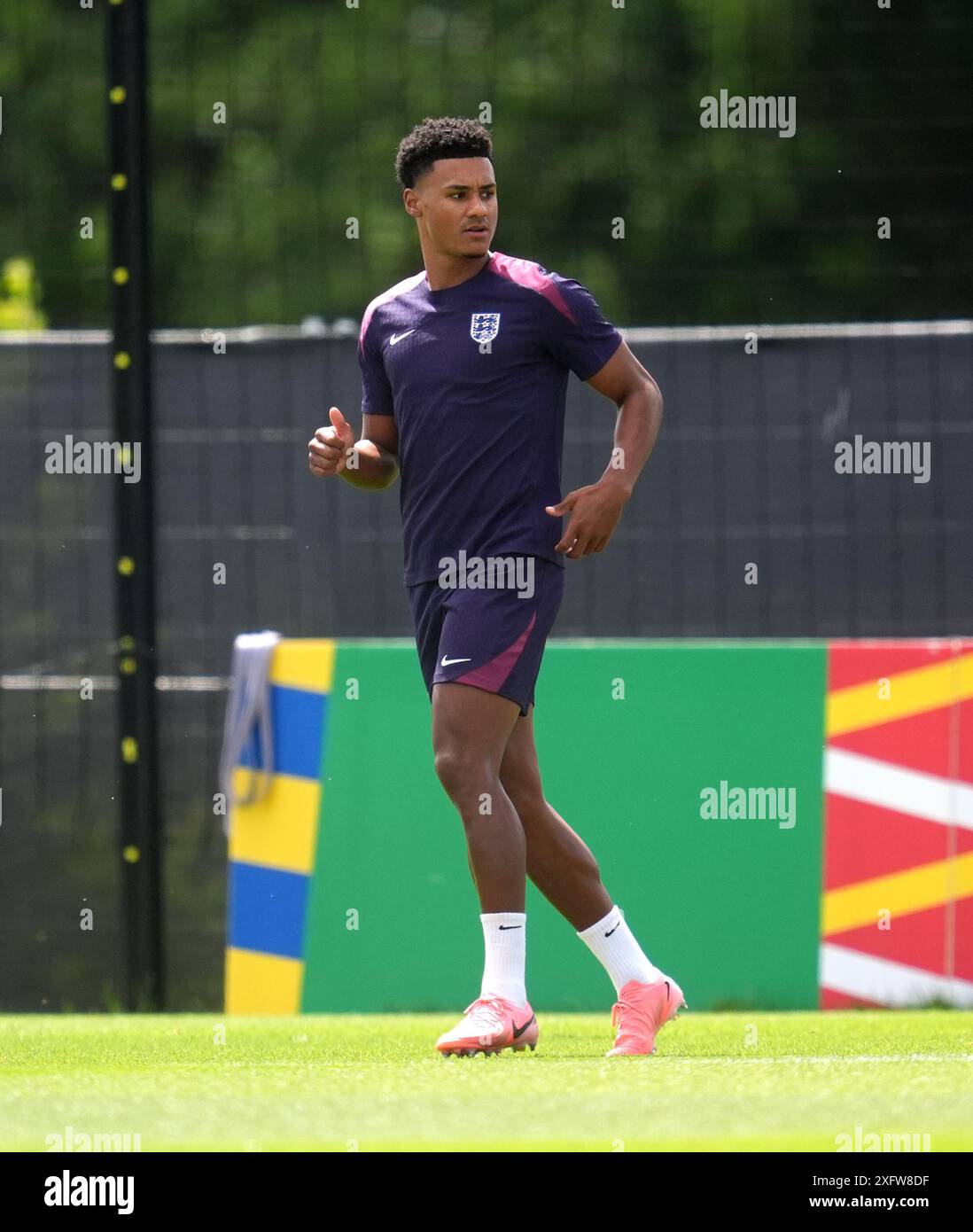 England's Ollie Watkins at a training session at Spa & Golf Resort ...