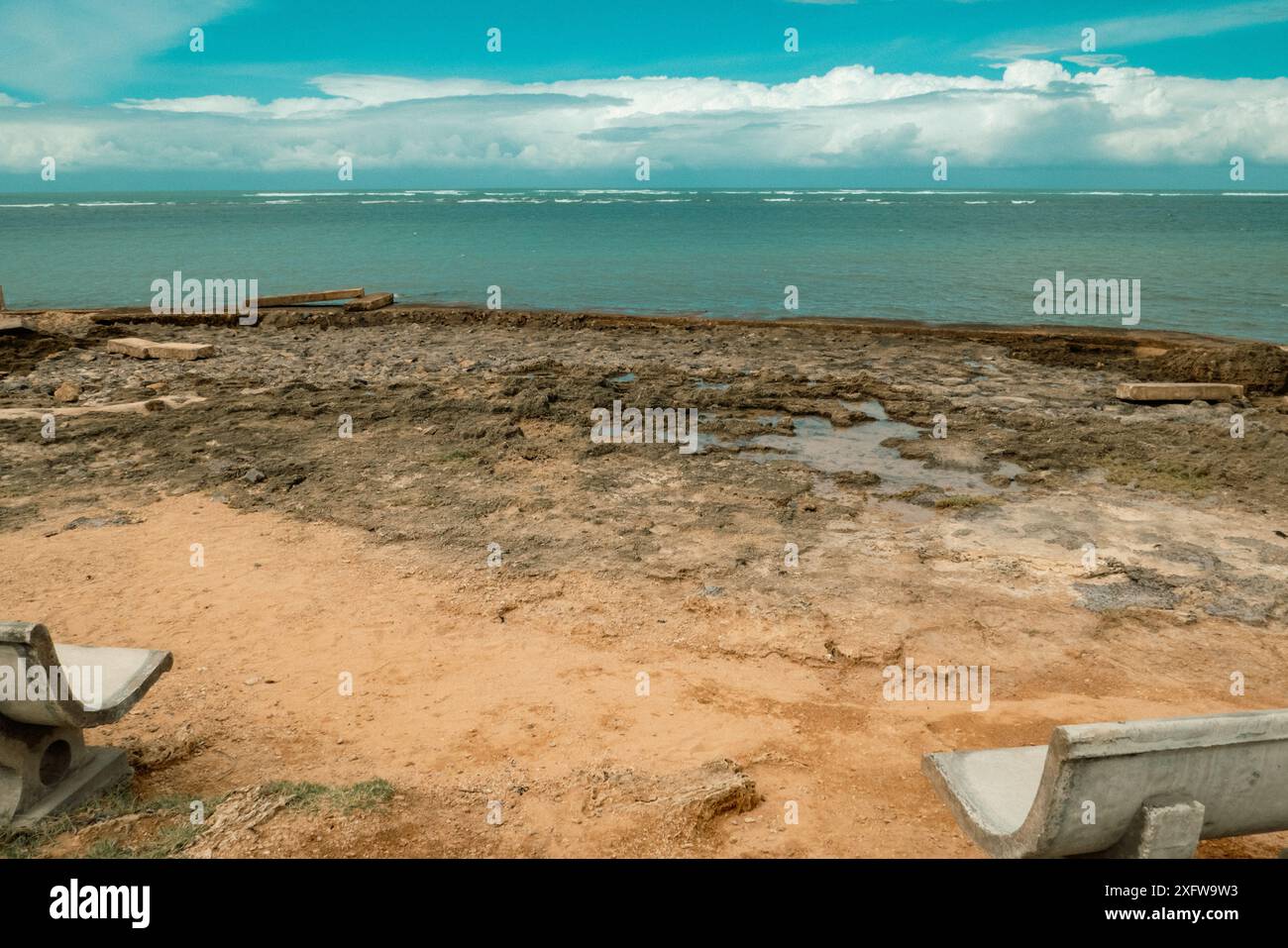 Corol rocks at the beach at Malindi Beach in Malindi Town in Kenya ...