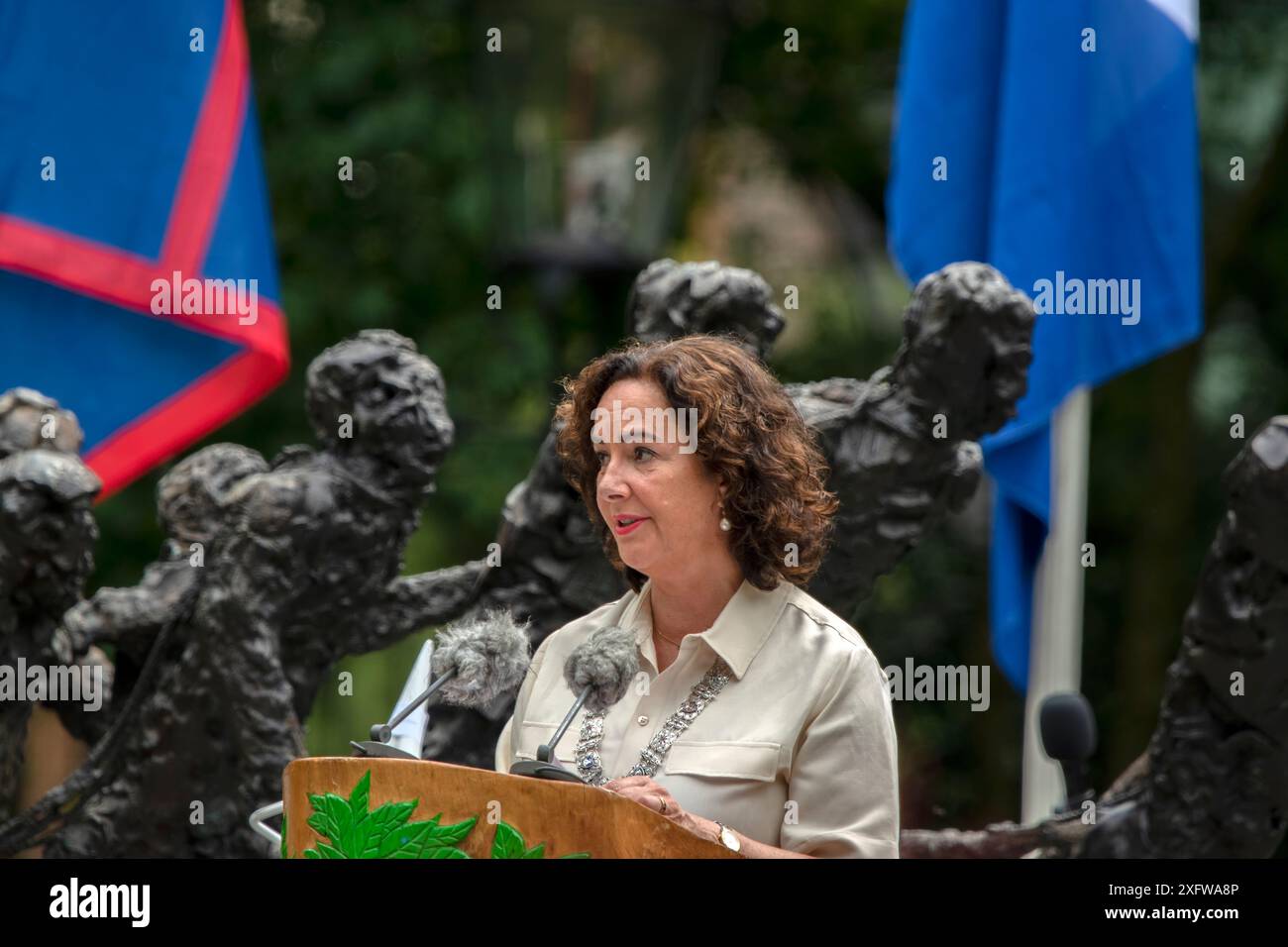 Mayor Femke Halsema At The Keti Koti Festival At Amsterdam The ...