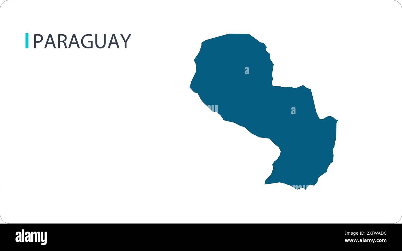Map of PARAGUAY, South America map, region of South America, showing ...