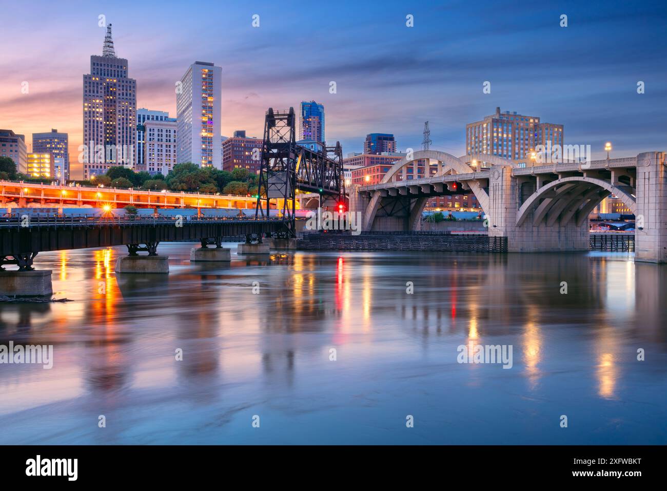 Saint Paul, Minnesota, USA. Cityscape image of downtown St. Paul ...