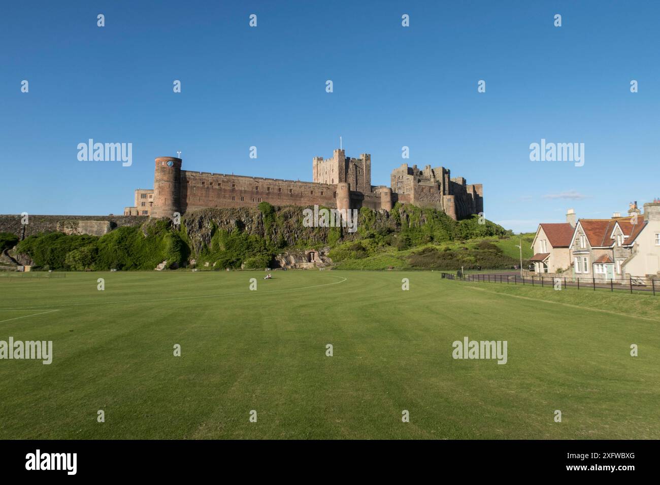 Bamburgh Castle, Northumberland Stock Photo - Alamy