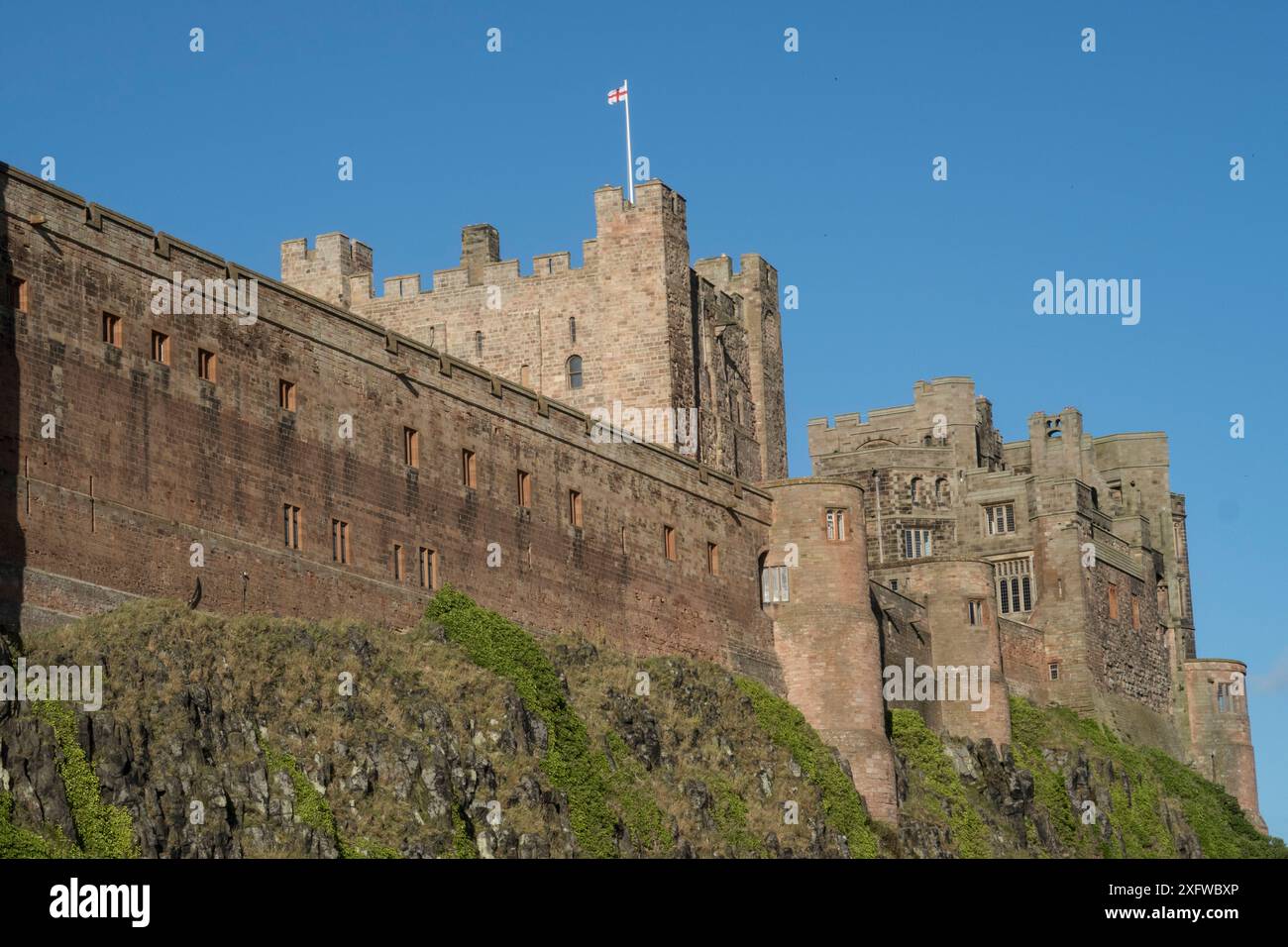 Bamburgh Castle, Northumberland Stock Photo - Alamy