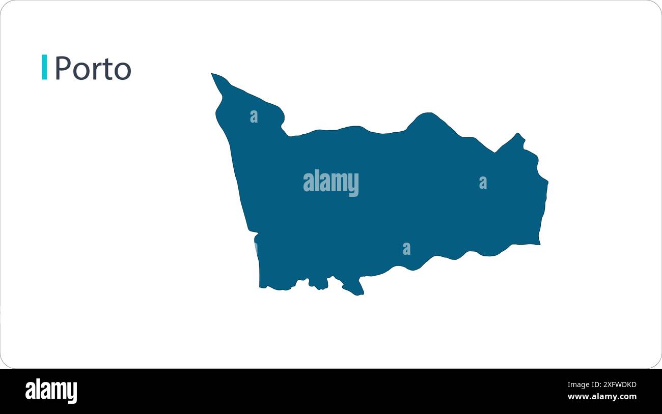 Map of Porto1, Portugal map, region of Portugal, showing its states and ...