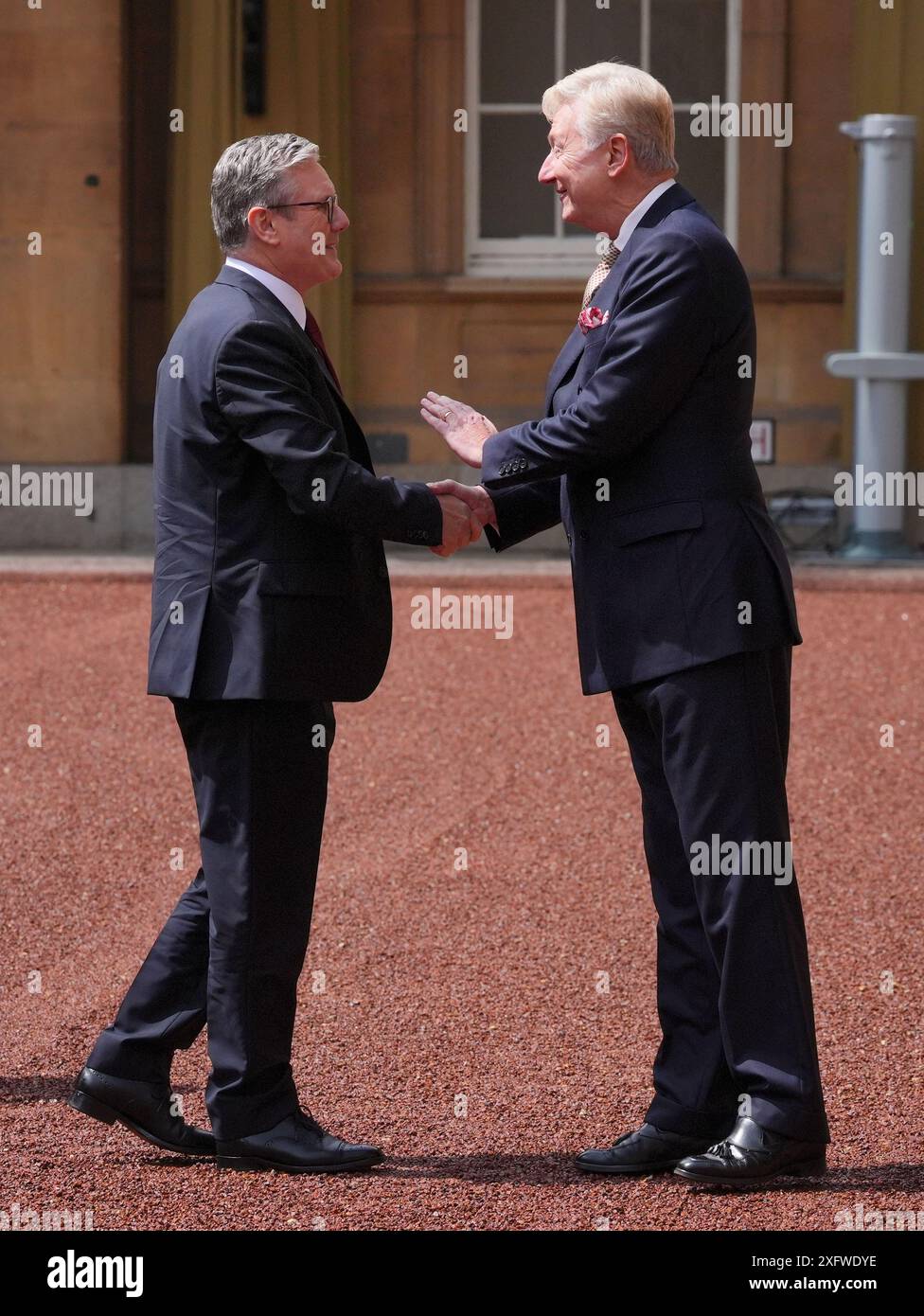 Sir Clive Alderton, Principal Private Secretary to the King and Queen ...