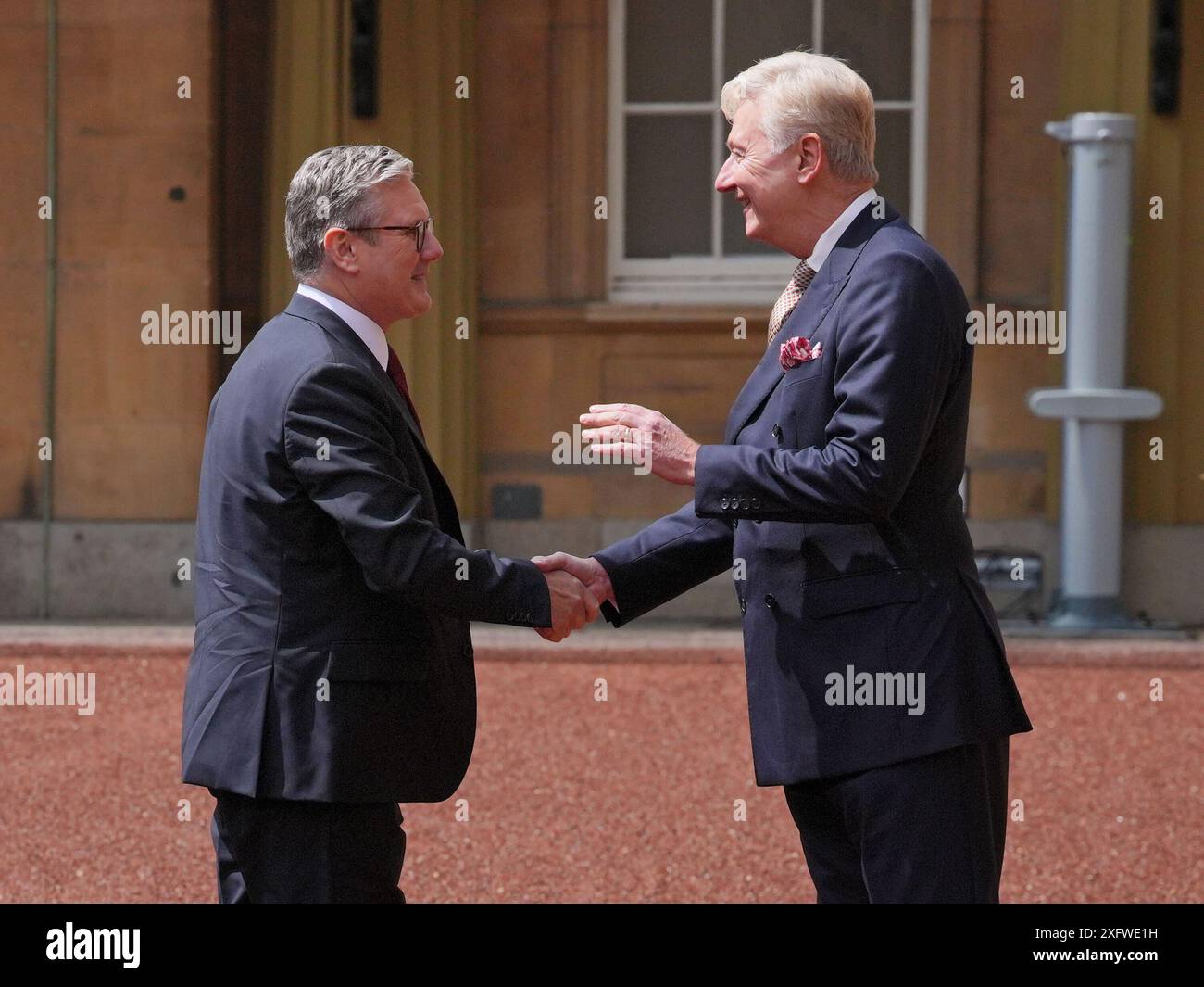 Sir Clive Alderton, Principal Private Secretary to the King and Queen ...