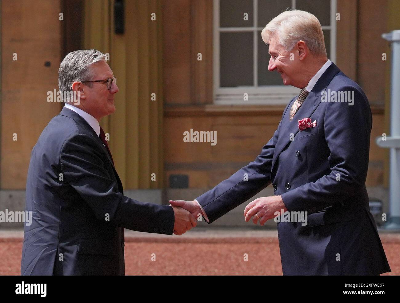 Sir Clive Alderton, Principal Private Secretary to the King and Queen ...