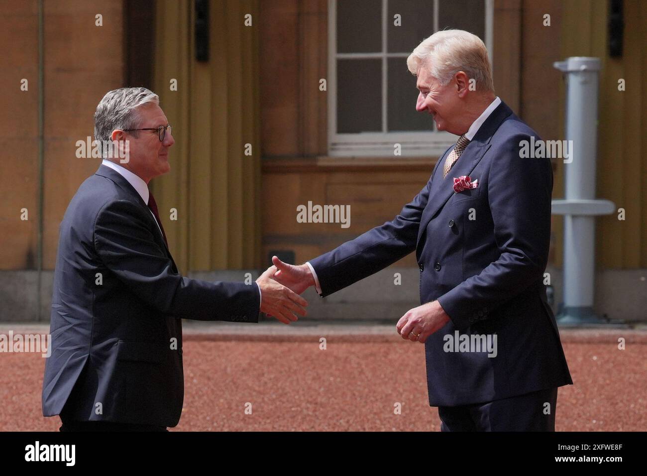 Sir Clive Alderton, Principal Private Secretary to the King and Queen ...